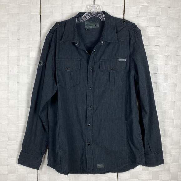 Ocean Current | Shirts | Ocean Current Long Sleeve Snap Front Shirt ...
